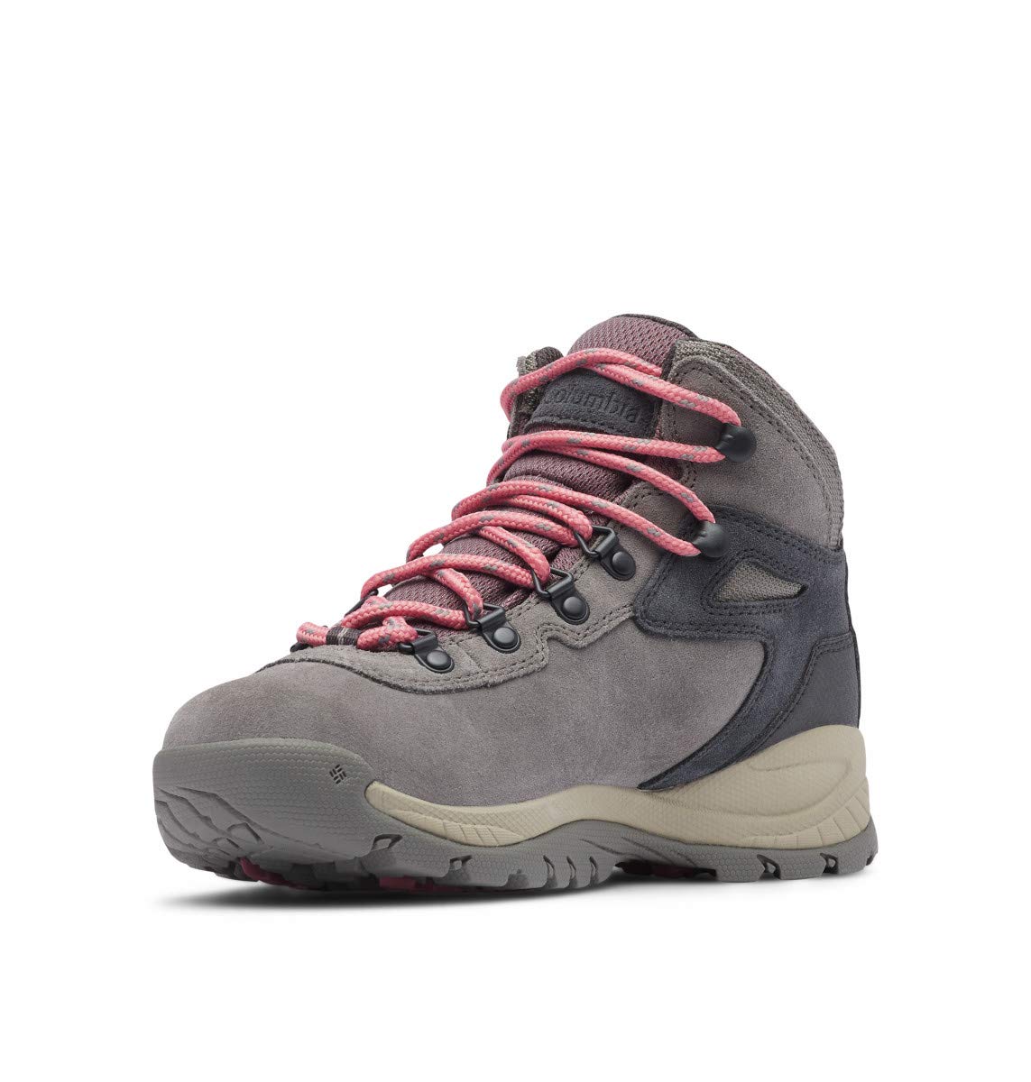 Columbia Women's Newton Ridge Plus Waterproof Amped, Stratus/Canyon Rose, 5