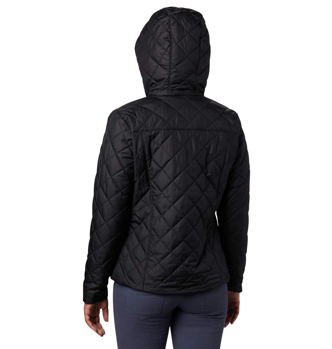 Columbia Women's Copper Crest Hooded Jacket, Black, 3X Plus