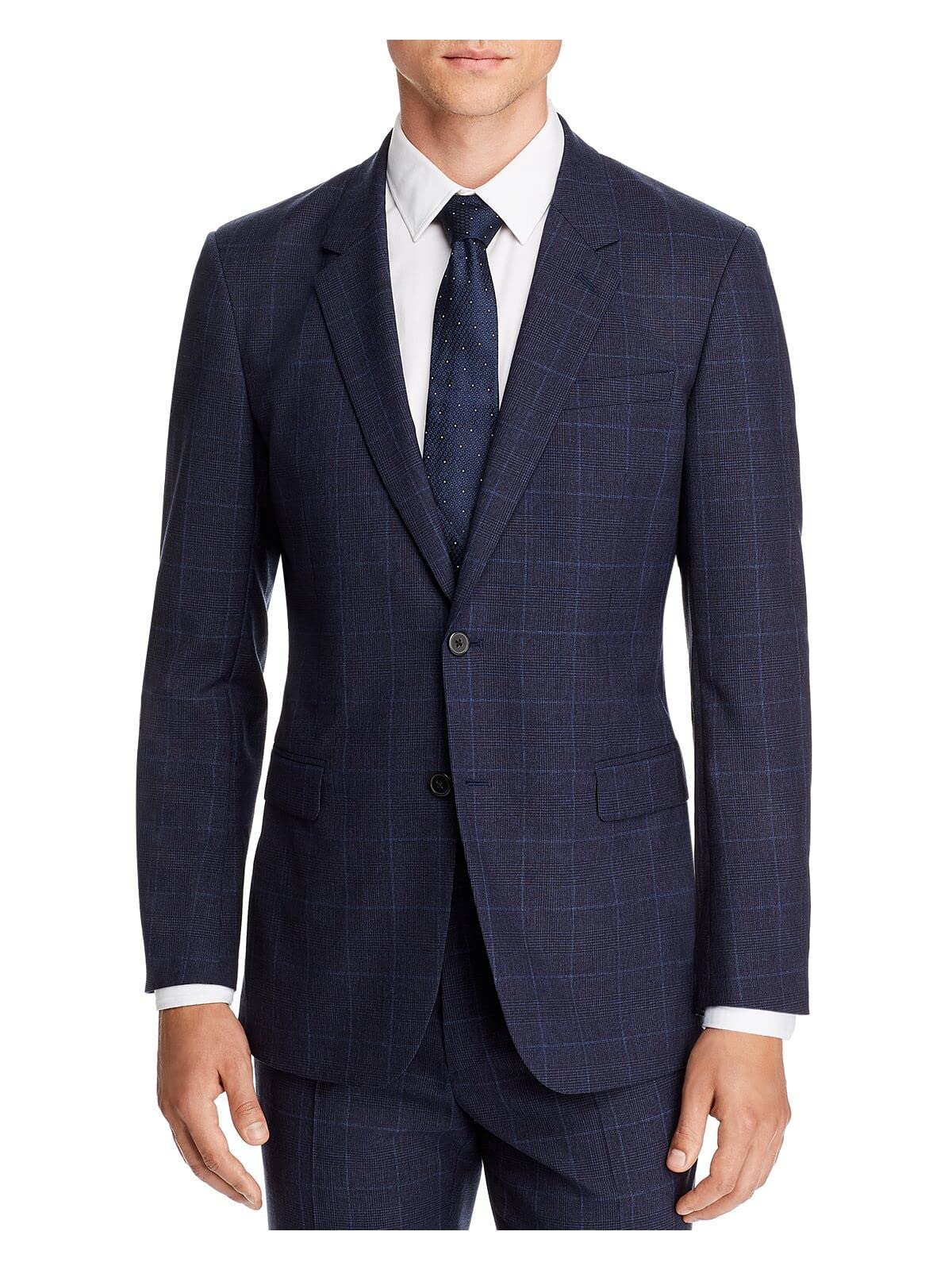 Theory Men's Chambers Kardova Check Jacket, Eclipse Multi, 44