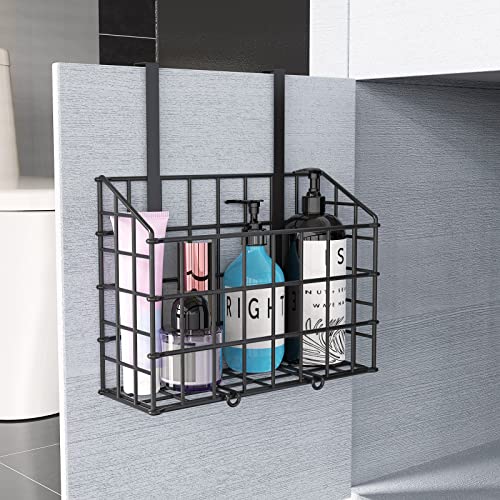 3 Pack Over The Cabinet Door Organizer, Over Doors Wall Mounted Hanging Baskets Organizing for Cutting Board Foils Cookie Sheet and plate, Metal Storage Holder Rack for Kitchen Bathroom Pantry