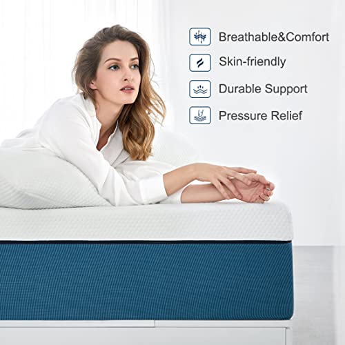 Molblly Full Size Mattress, 12 inch Cooling-Gel Memory Foam Mattress in a Box,Breathable Bed Mattress for Cooler Sleep Supportive & Pressure Relief? 54" X 75" X 12"