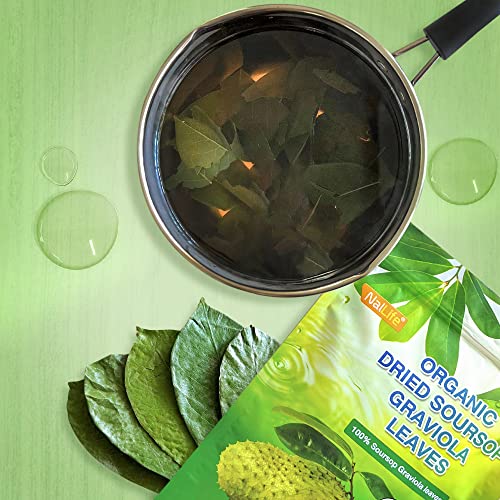 NalLife ORGANIC Soursop Graviola Leaves for Tea 200 Leaves