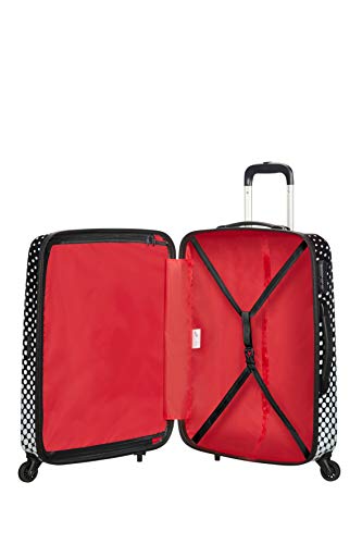 American Tourister Unisex-Adult's Children's Luggage, Multicolour (Minnie Mouse Polka Dot), M (65 cm-62.5 L)