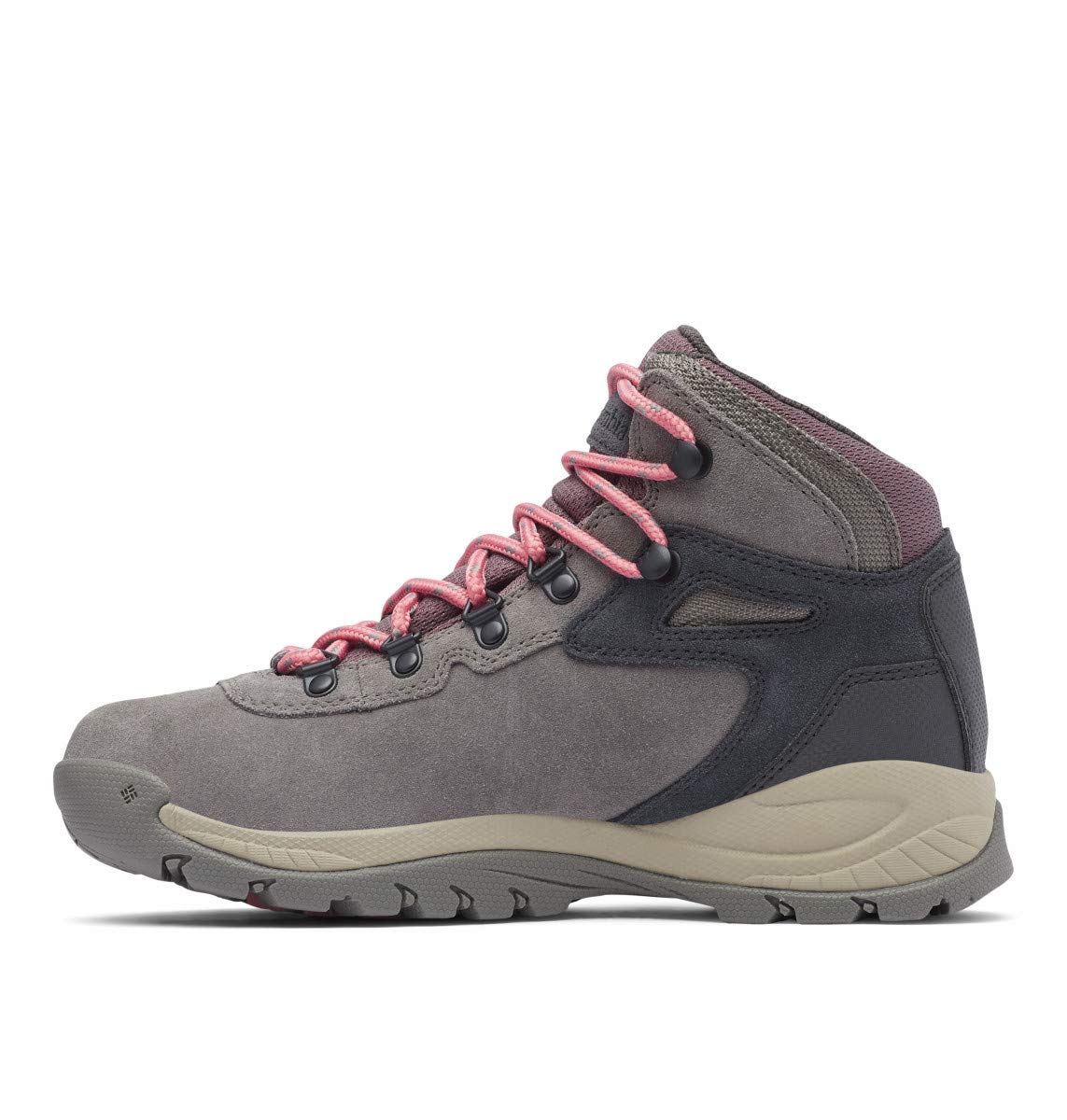 Columbia Women's Newton Ridge Plus Waterproof Amped, Stratus/Canyon Rose, 5