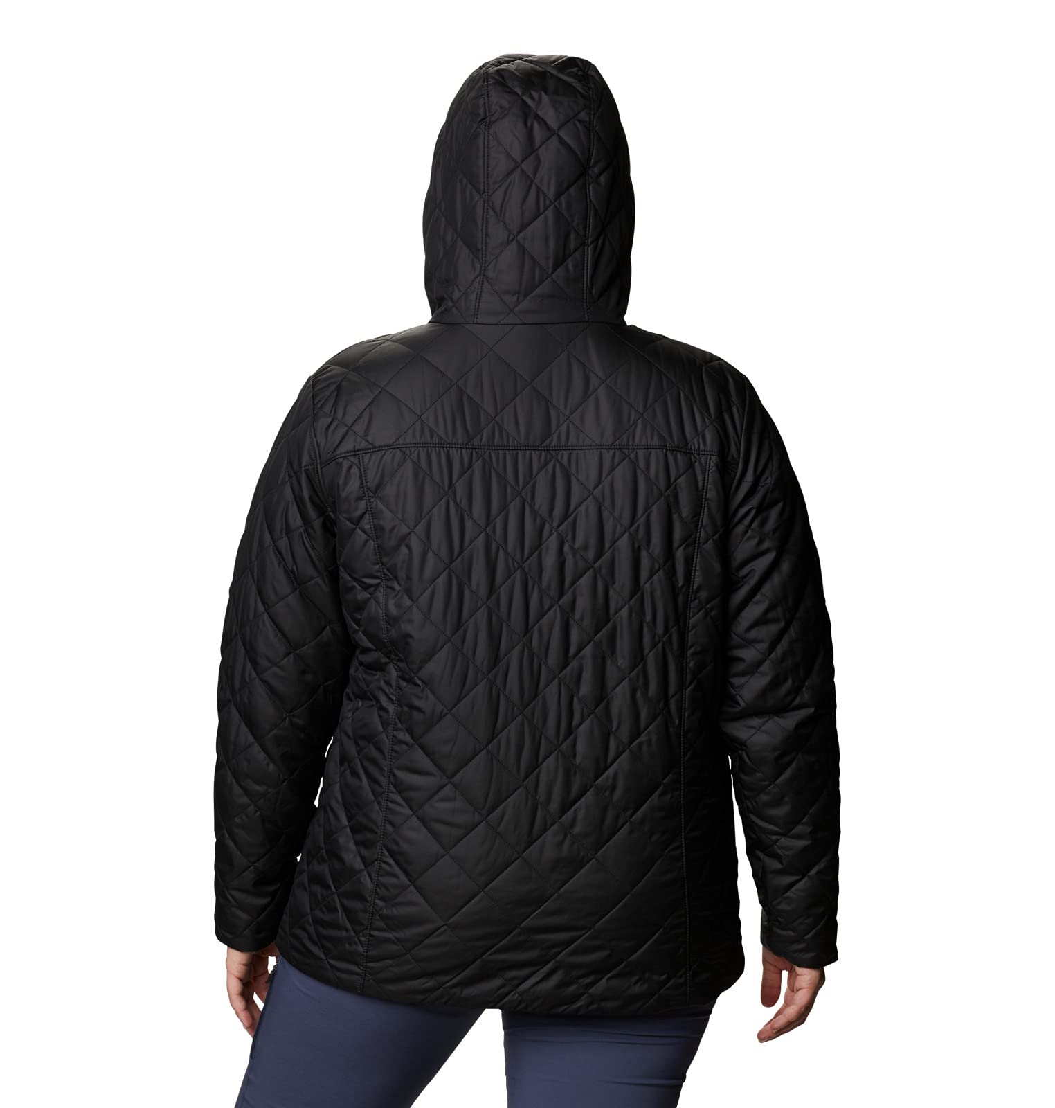 Columbia Women's Copper Crest Hooded Jacket, Black, 3X Plus