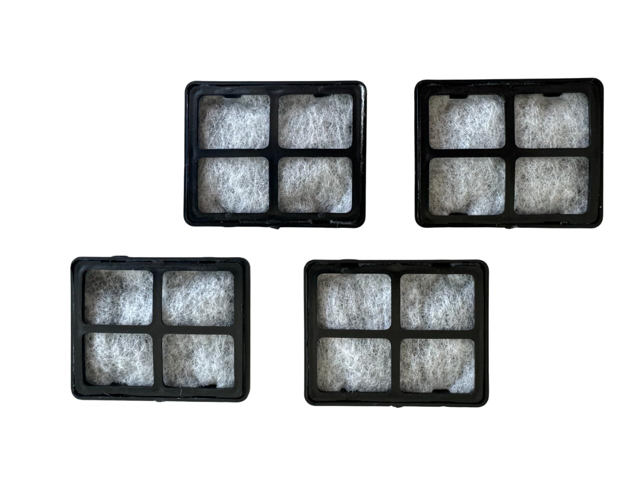 AMICUS 4-Pack Replacement Filter for Aqua Clay, Mini and First Compatible - Cats and Dogs Water Fountain Filter Replacement - Long-Lasting Activated Carbon Filter - Water Fountain Filter Replacement