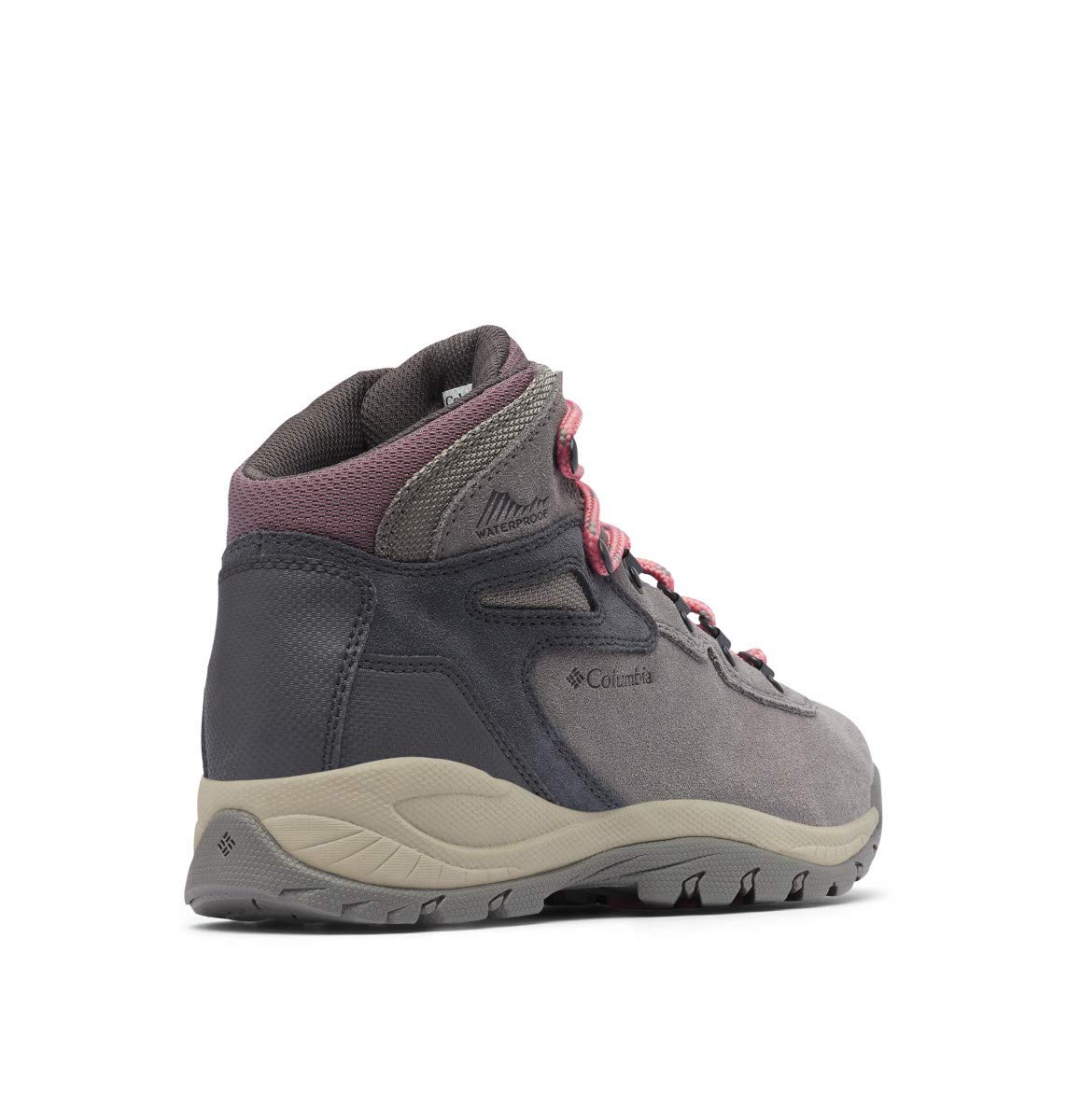 Columbia Women's Newton Ridge Plus Waterproof Amped, Stratus/Canyon Rose, 5