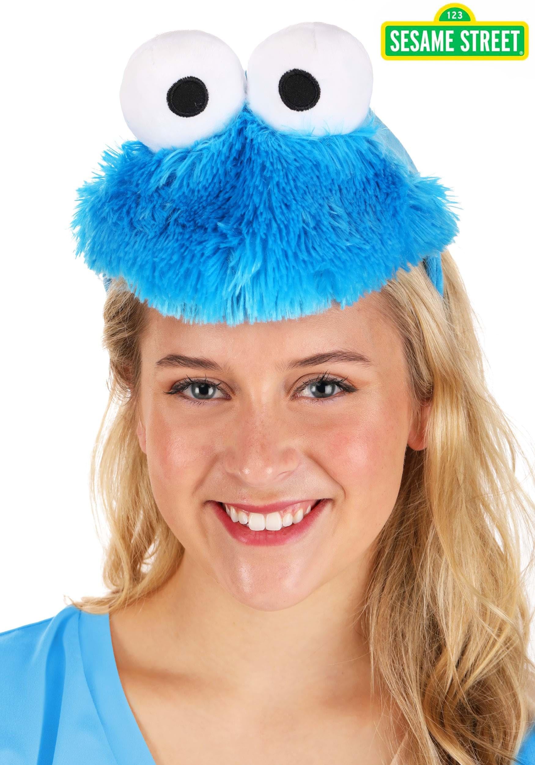 Fun Costumes Sesame Street Cookie Monster Headband - ST, 100% polyester