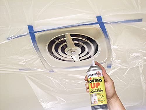 Zinnser 03688 Covers Up Stain Sealing Ceiling Paint, White