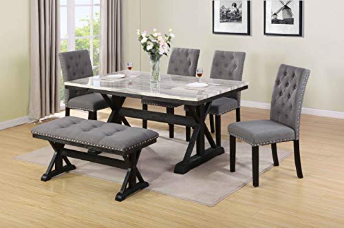 Best Quality Furniture Dining Table Only Gray