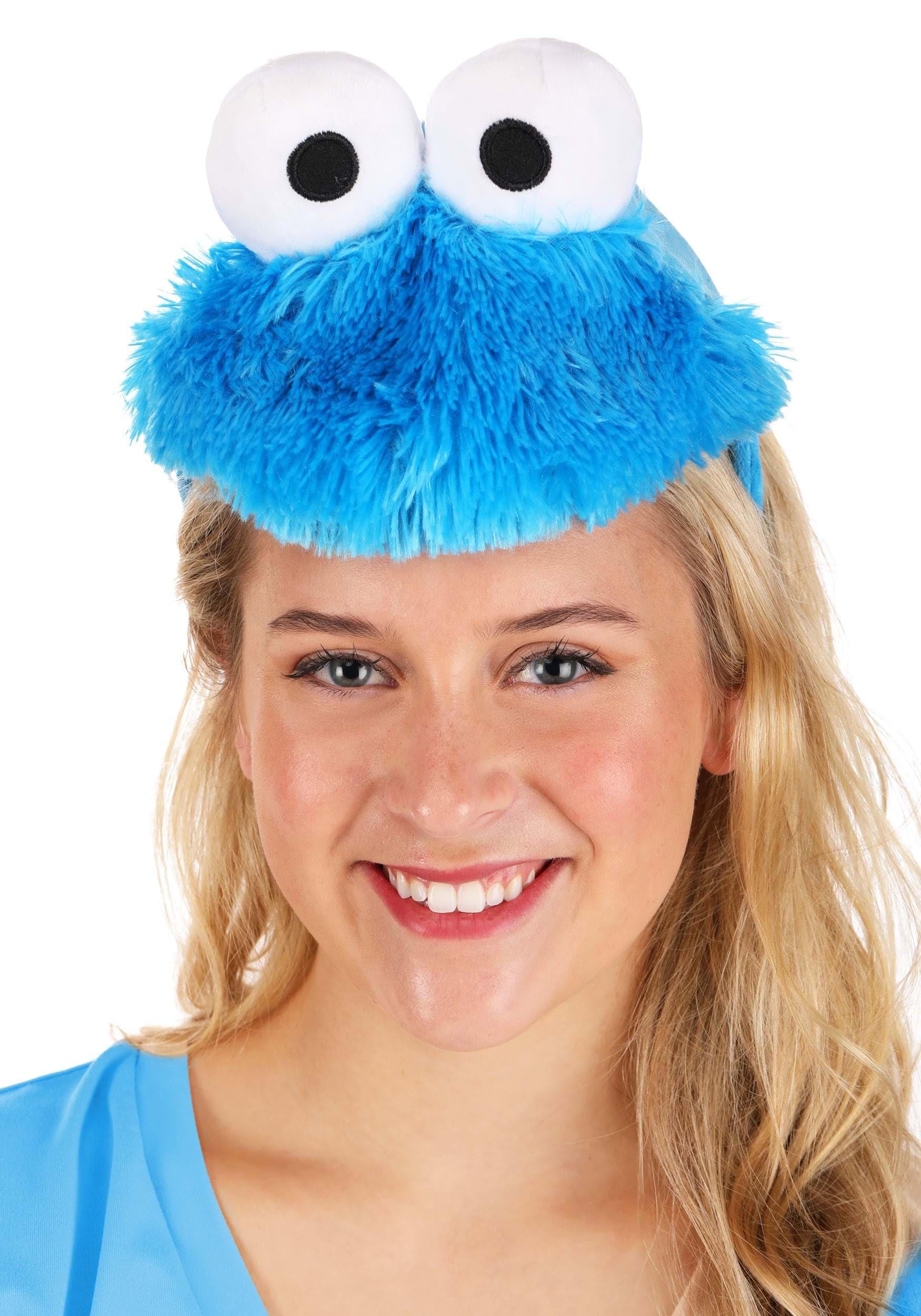 Fun Costumes Sesame Street Cookie Monster Headband - ST, 100% polyester