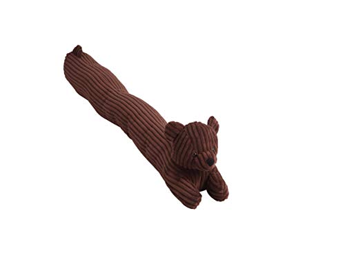 Decorative 36 Inch Door/Window Draft Guard - Energy Saving, Beautiful Decor, Available in Many Different Animal Styles, Great Gift (Brown Bear)