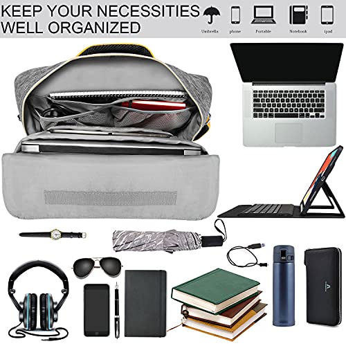 Convertible Laptop Backpack Shoulder Bag 13 14 Inch for Lenovo ThinkPad X1 Carbon, IdeaPad 14, ZenBook 14, HP Envy 14, for Inspiron 14, for Acer Aspire 3