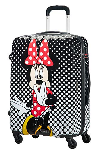 American Tourister Unisex-Adult's Children's Luggage, Multicolour (Minnie Mouse Polka Dot), M (65 cm-62.5 L)