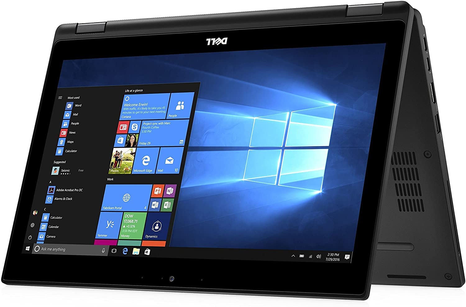 Dell Latitude 5289 2-in-1 Laptop, FHD (1920 X 1080) Touchscreen, Intel Core 7th Gen i5-7200U, 8G LPDDR3, M.2 128GB Solid State Drive, Windows 10 Pro (Renewed)