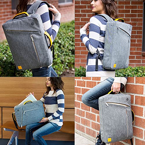 Convertible Laptop Backpack Shoulder Bag 13 14 Inch for Lenovo ThinkPad X1 Carbon, IdeaPad 14, ZenBook 14, HP Envy 14, for Inspiron 14, for Acer Aspire 3