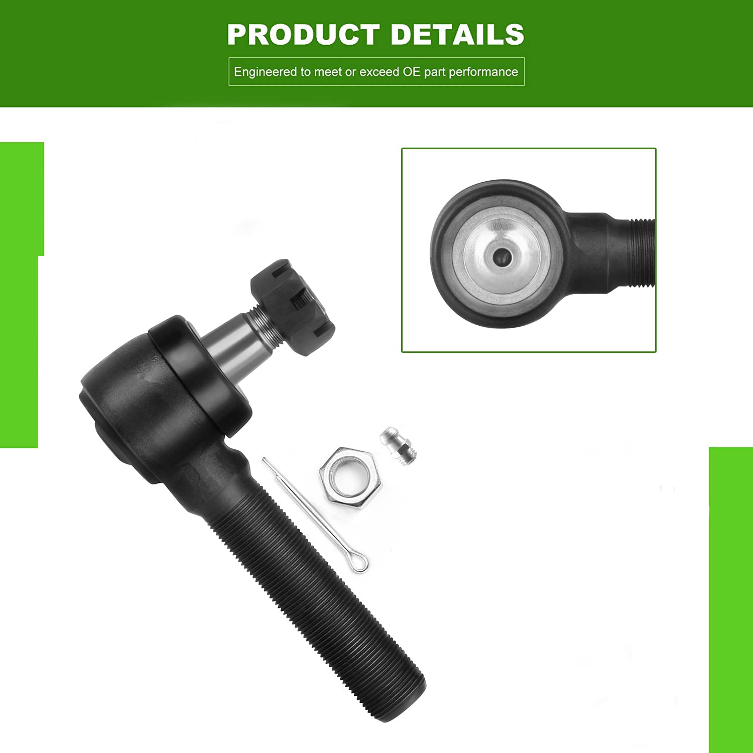SCITOO 8pcs Front Suspension Kit Inner Outer Tie Rod End Lower Upper Ball Joint Fit 1987-1991 for Chevy Blazer K5 Blazer K10 K20 Suburban V10 V20 for GMC Jimmy K1500 K2500
