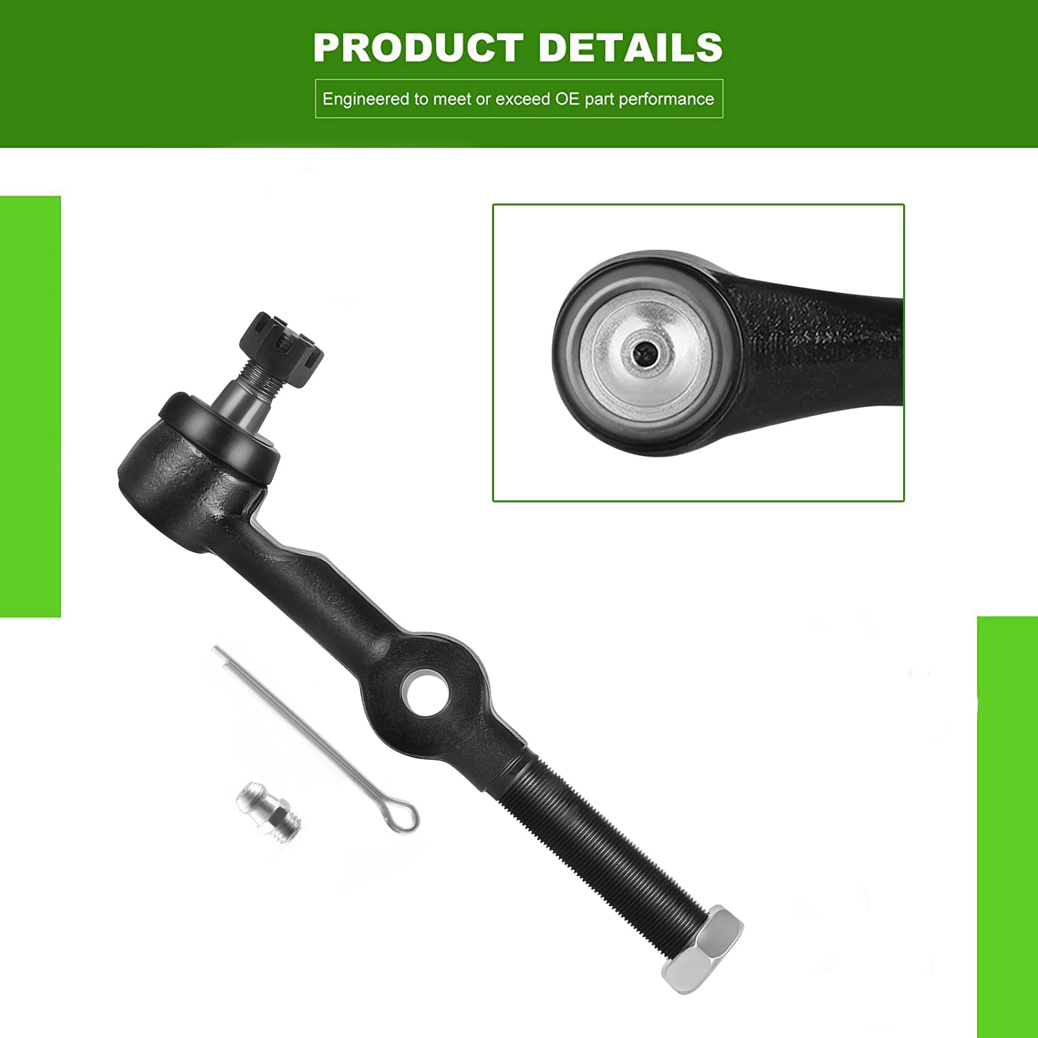 SCITOO 8pcs Front Suspension Kit Inner Outer Tie Rod End Lower Upper Ball Joint Fit 1987-1991 for Chevy Blazer K5 Blazer K10 K20 Suburban V10 V20 for GMC Jimmy K1500 K2500