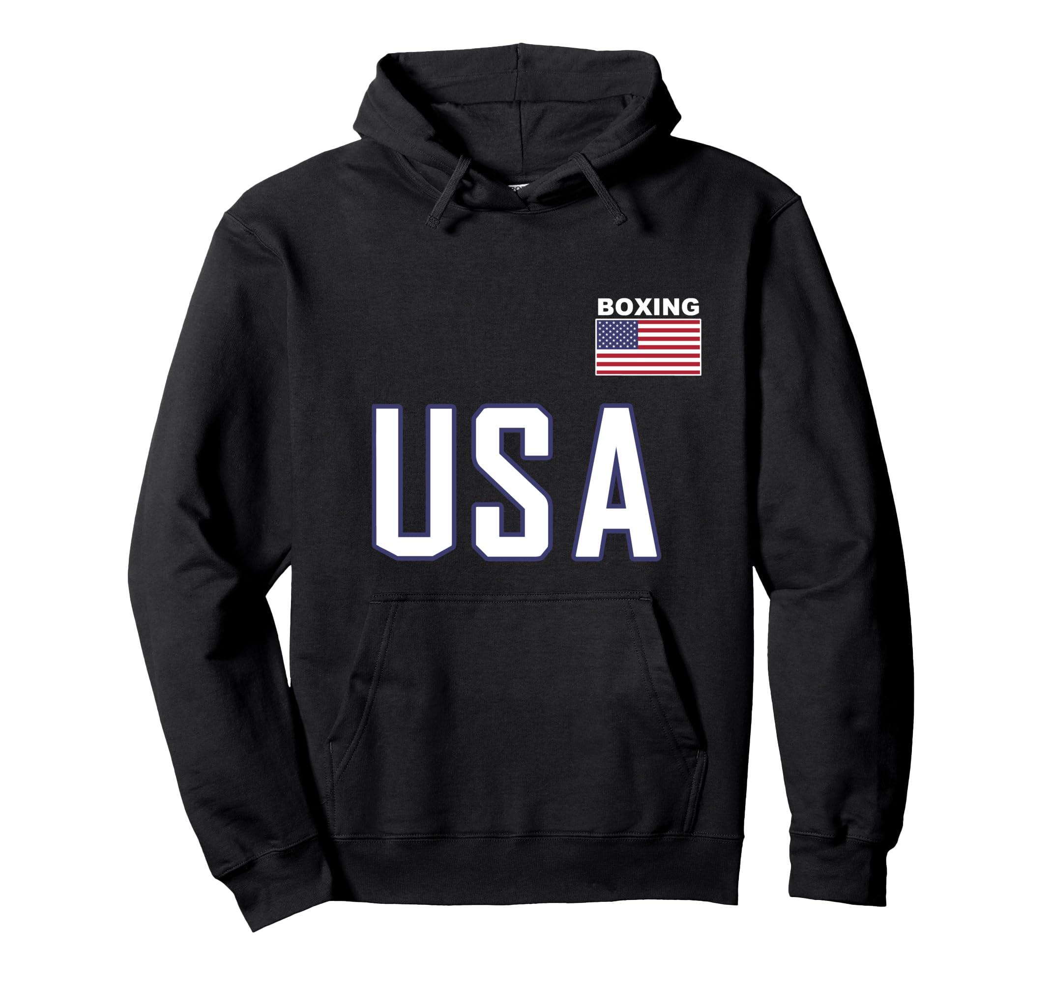 USA Flag Boxing Cool Boxer Training Equipment Men Women Pullover Hoodie