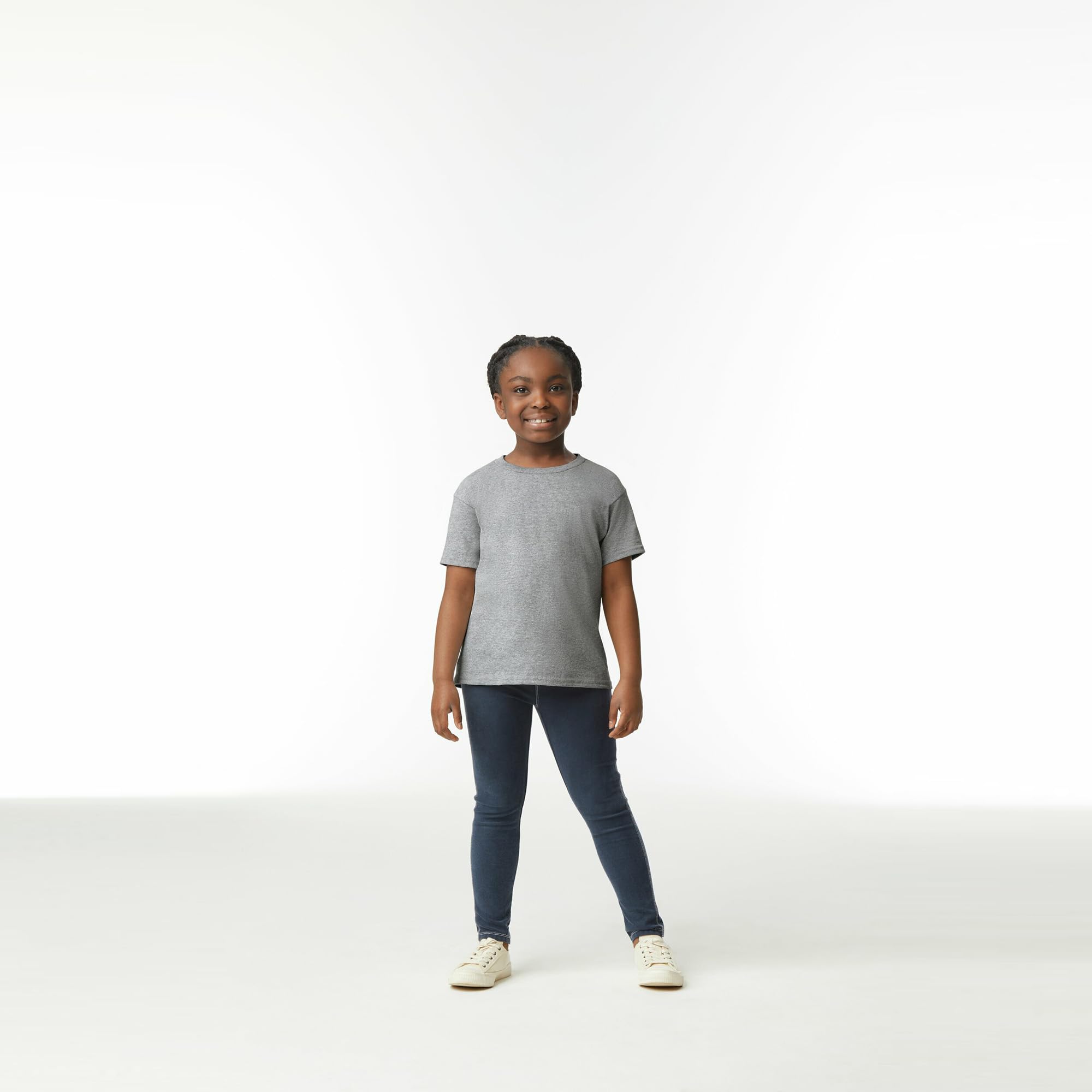 Gildan Unisex Child Ultra Cotton T-shirt, Style G2000b, Multipack, Royal, Large US