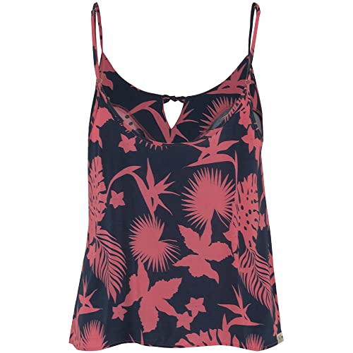 Salt Life Hidden Oasis Tank Short Sleeveless Relaxed Fit Shirt, Washed Navy, X-Small