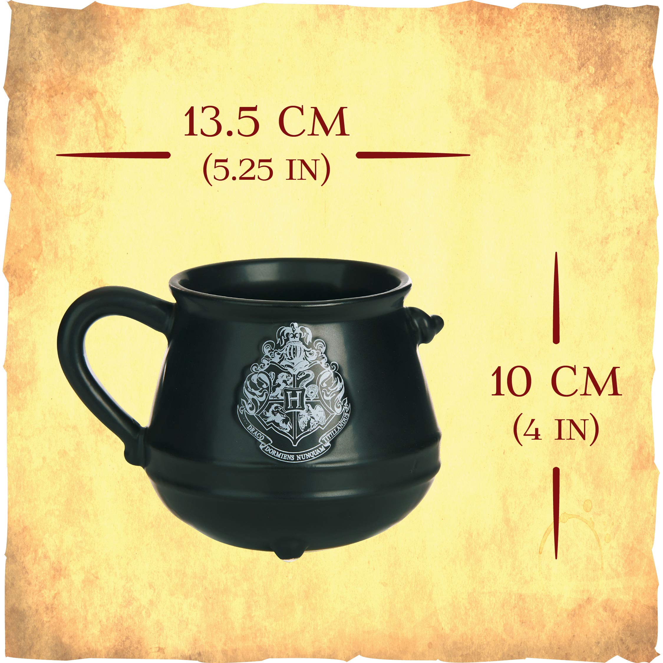 Paladone Harry Potter Cauldron Coffee Mug, Coffee Cup with Hogwarts Crest