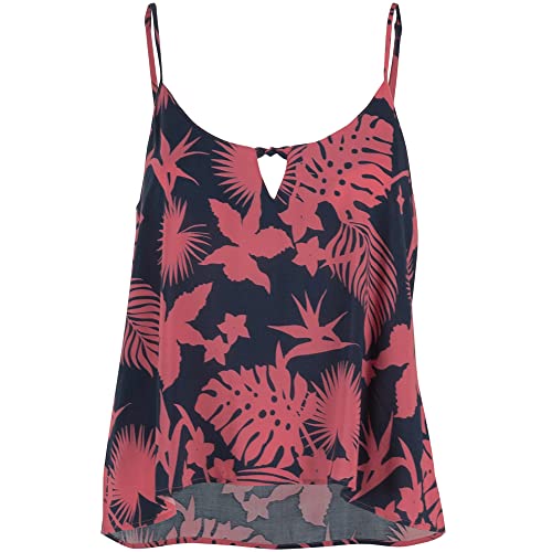 Salt Life Hidden Oasis Tank Short Sleeveless Relaxed Fit Shirt, Washed Navy, X-Small