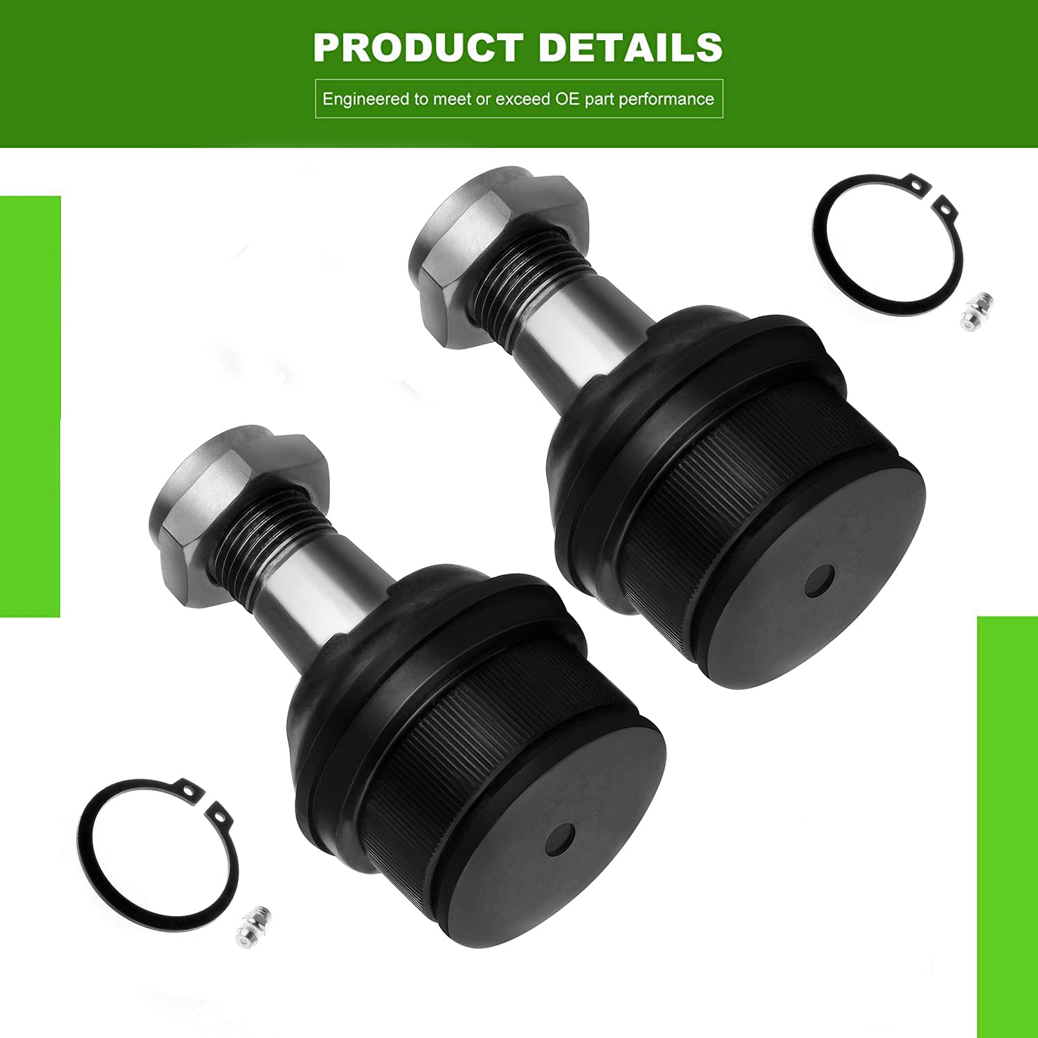 SCITOO 8pcs Front Suspension Kit Inner Outer Tie Rod End Lower Upper Ball Joint Fit 1987-1991 for Chevy Blazer K5 Blazer K10 K20 Suburban V10 V20 for GMC Jimmy K1500 K2500