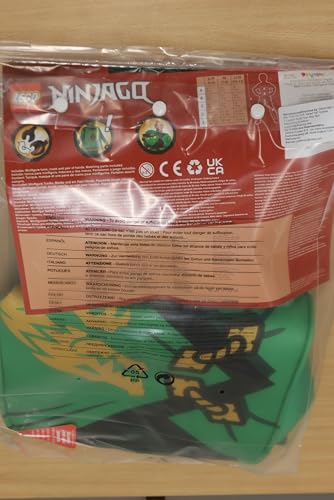 Disguise Lloyd Costume for Kids, Deluxe Lego Ninjago Legacy Themed Children's Character Outfit, Child Size Medium (7-8) Green (100399K)