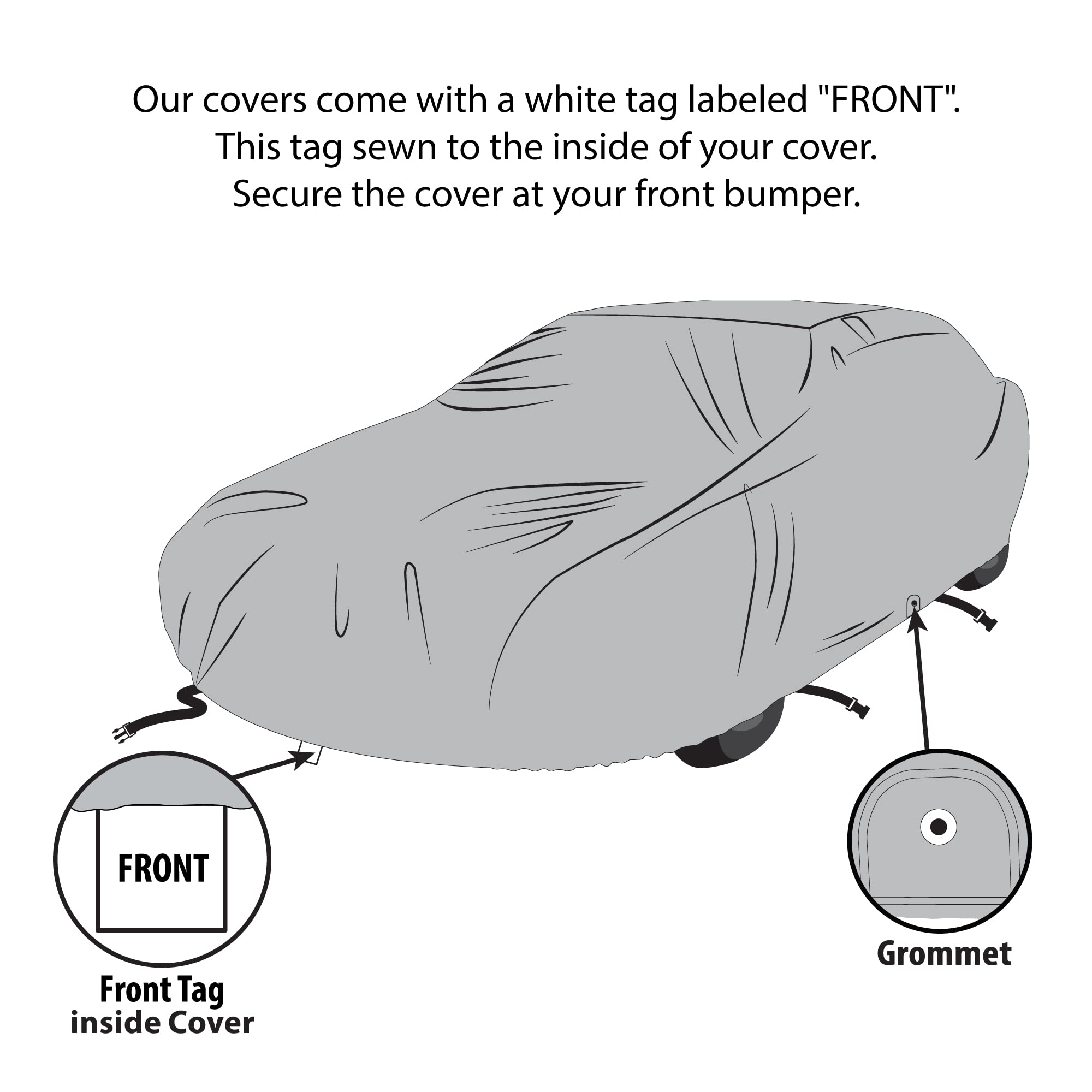 5 Layer Car Cover for GMC Chevrolet Chevy K5 Blazer 1969-1972 SUV 2-Door 1st Generation Semi Custom Fit Full Coverage Pollution, Dust, Sun, Snow, Rain, Hail All Weather Protection, Breathable