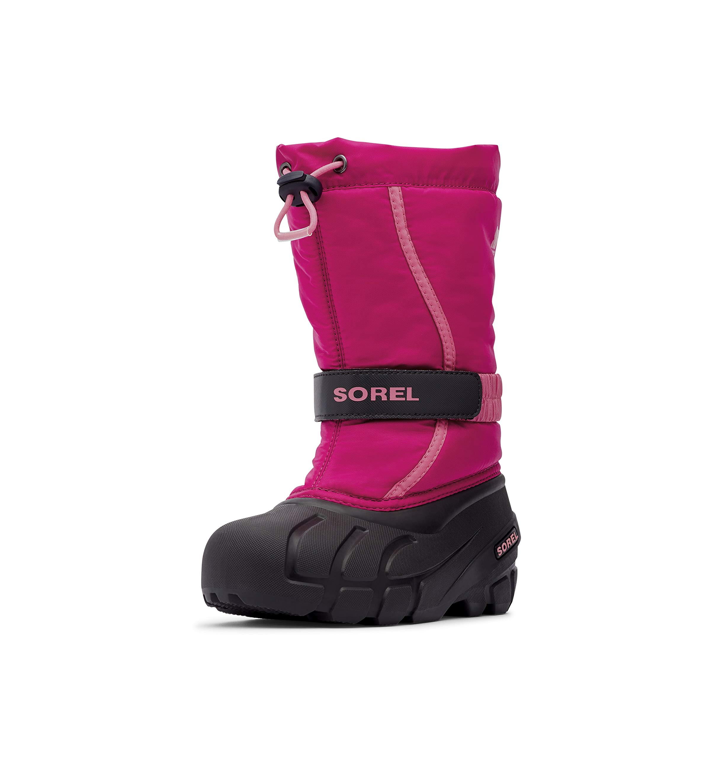 Sorel Youth Unisex Little Children's Flurry Boots - Deep Blush, Tropic Pink - Size 11