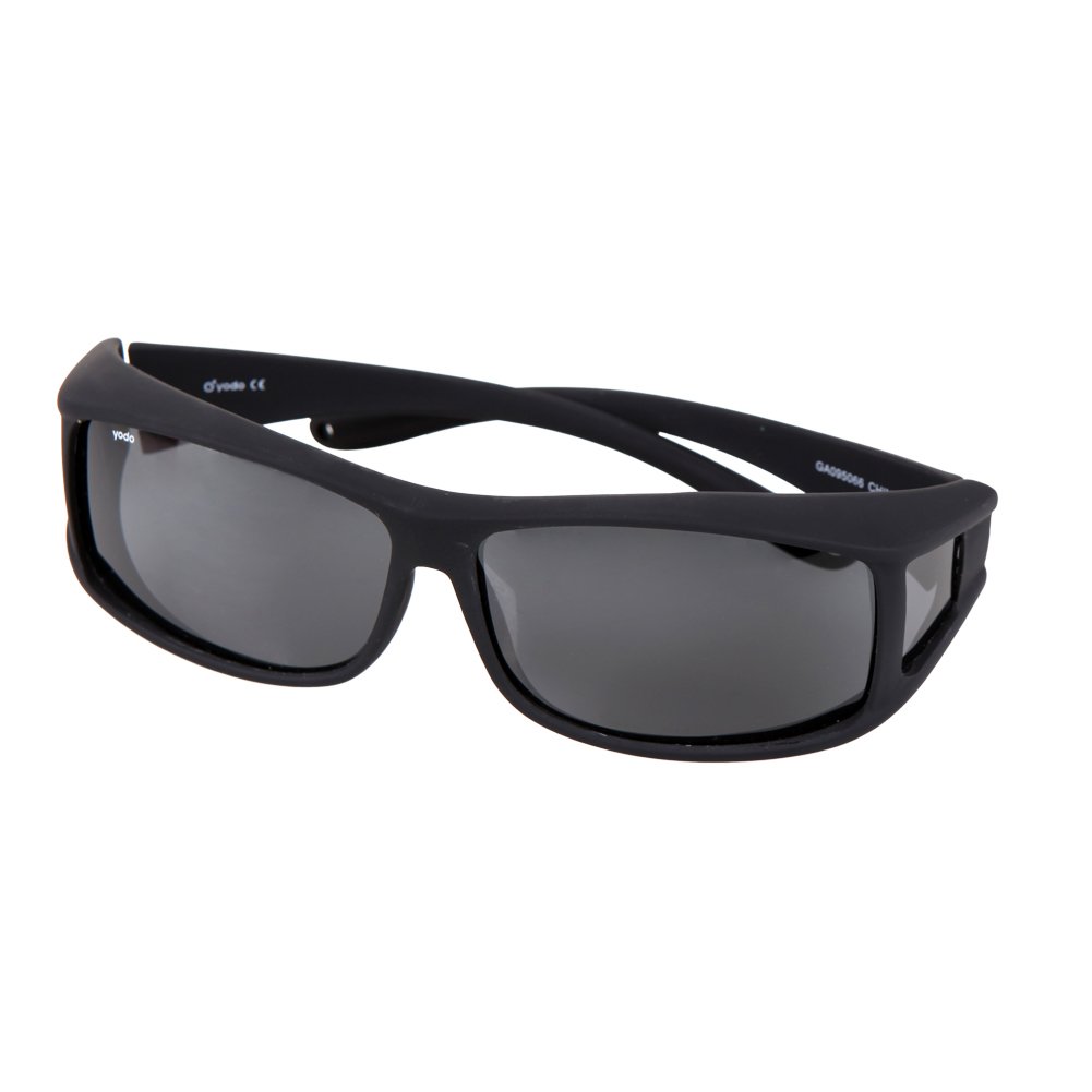 yodo Fit Over Glasses Sunglasses with Polarized Lenses for Men and Women,Smoke