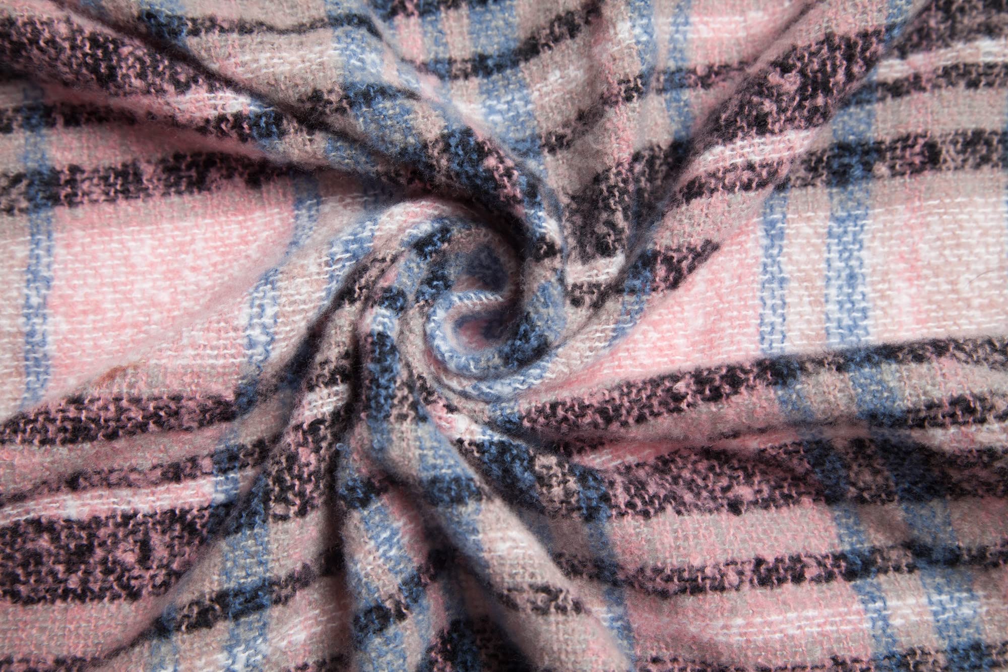 vxsvxm Winter Oversized Women's Scarves Plaid Scarf Tartan Shawl Wrap Blanket Scarf Warm Tassels Pashmina Scarf