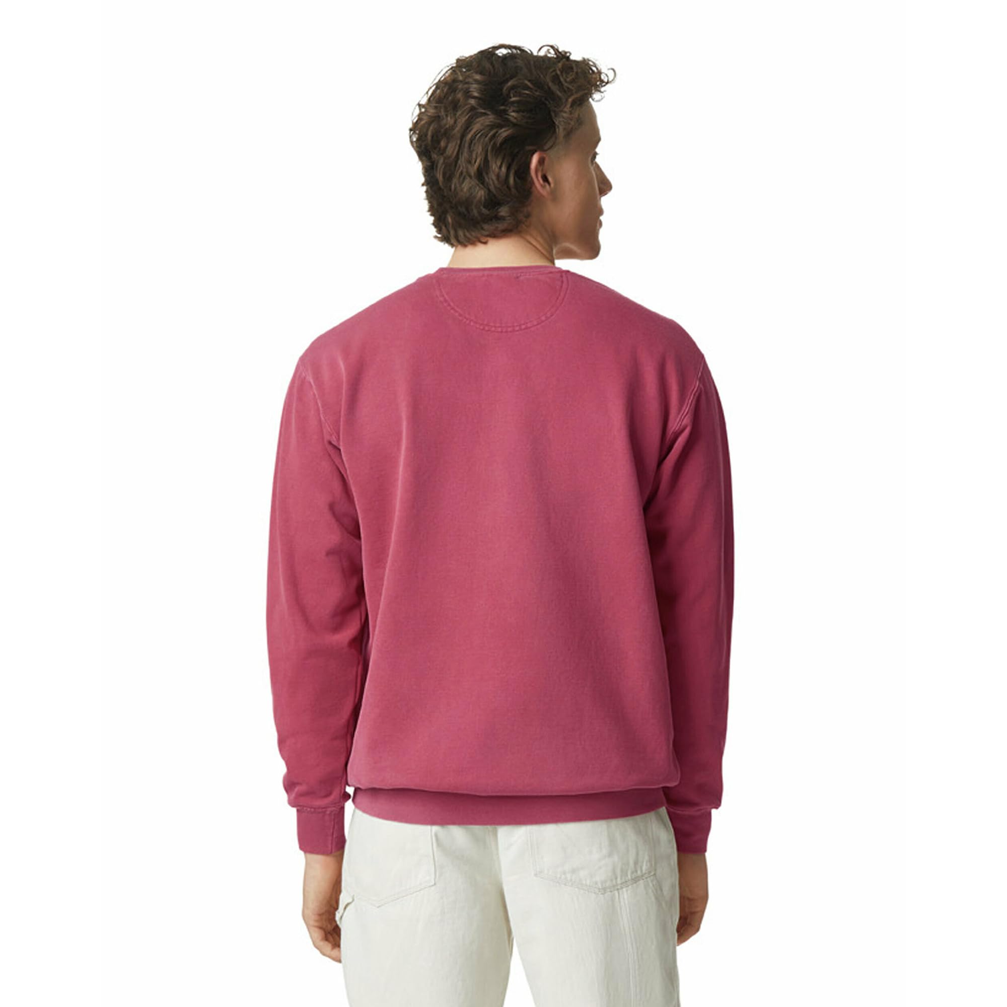 Comfort Colors Adult Crewneck Sweatshirt, Style G1566, Crimson, X-Large