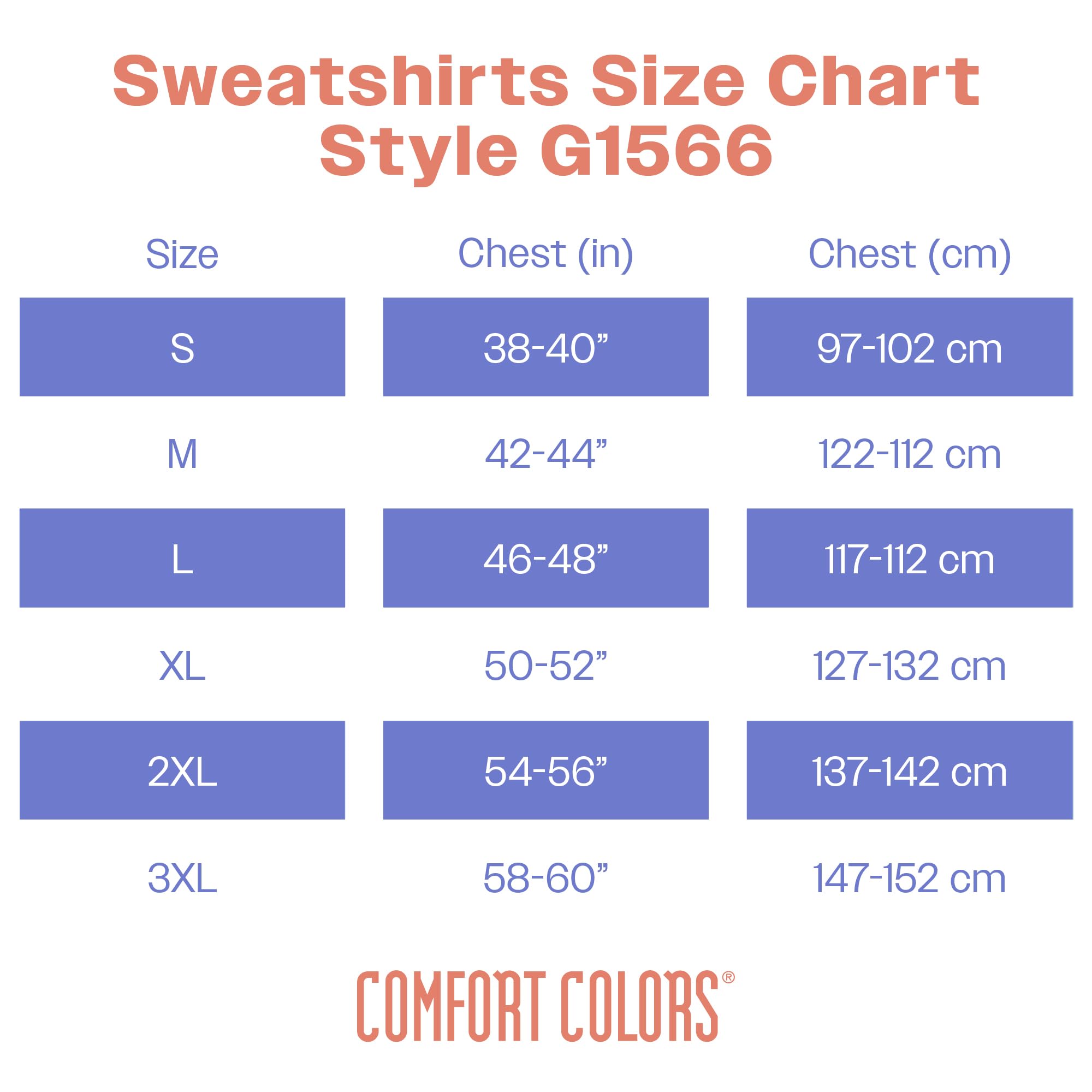 Comfort Colors Adult Crewneck Sweatshirt, Style G1566, Crimson, X-Large