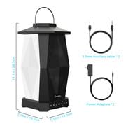 Onforu Outdoor Bluetooth Speakers Waterproof, True Wireless Stereo Lantern Speaker with RGB LED Lights, 2 Pack 50W Led Flame Speaker, Dual Pairing, 20H Playtime, Enhanced Bass for Patio Garden Decor