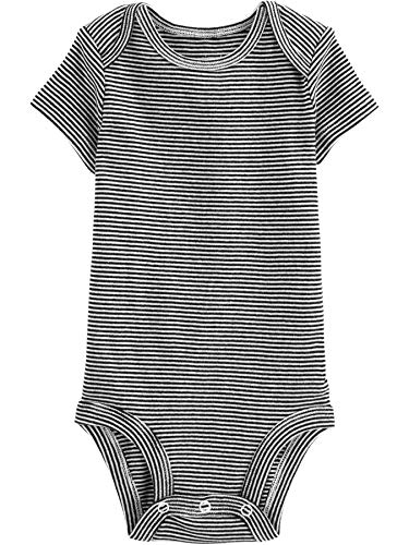Simple Joys by Carter's Baby 6-Pack Short-Sleeve Bodysuit, Mini Stripe, 18 Months