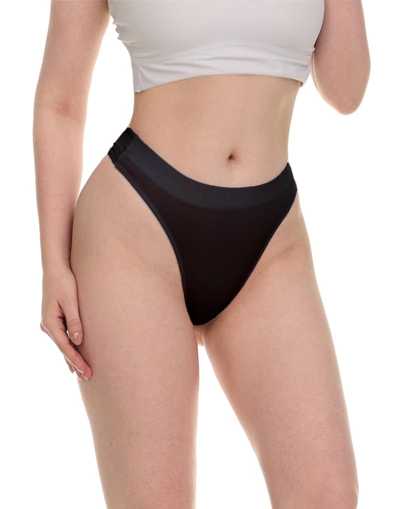 Sexy Basics Women's Active Sport Thong Panties Underwear - Multi Packs