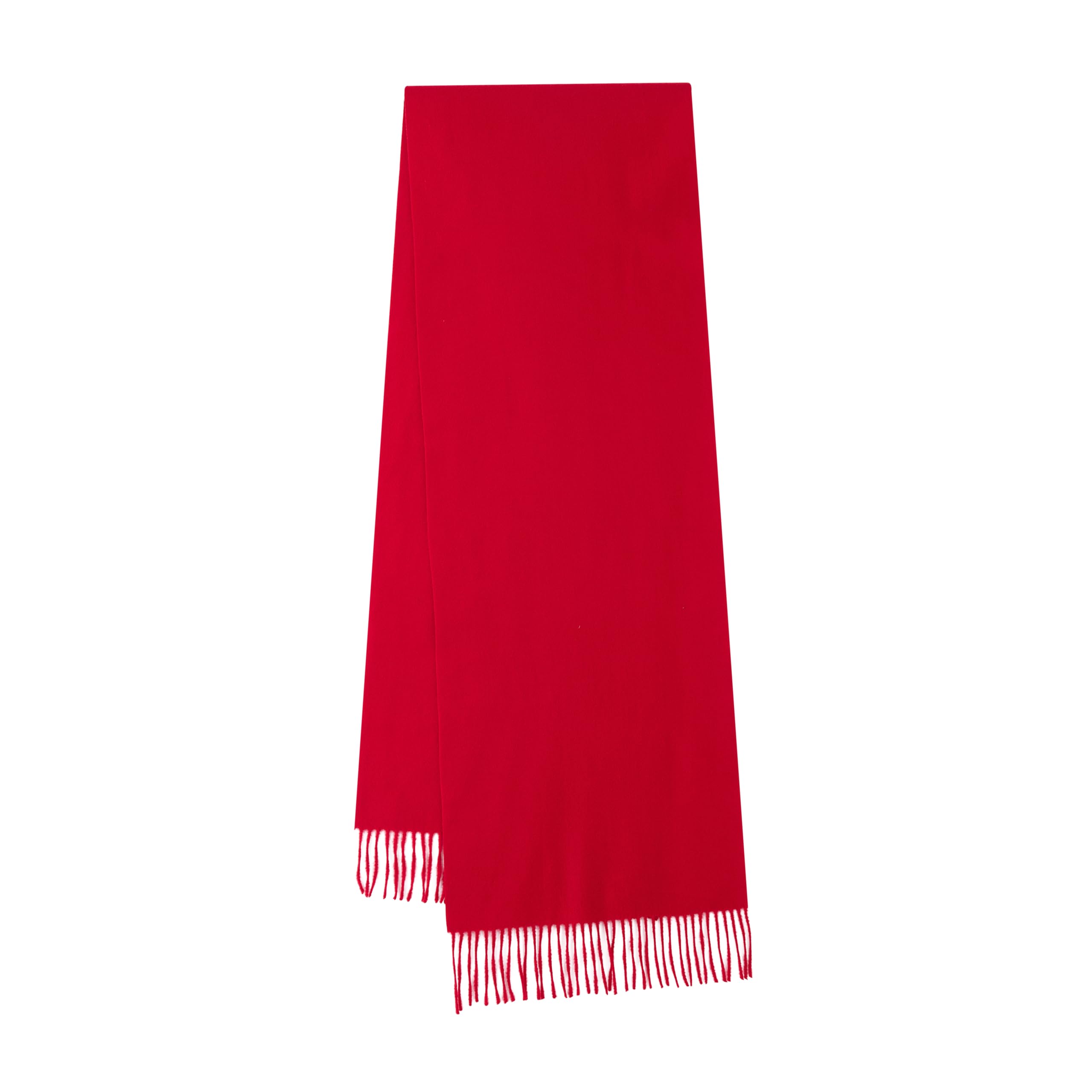 CALVIN & OLIVIA Ultra-Soft Winter Cashmere Feel Scarf Solid Color Warm Long Unisex Winter Scarves Perfect Holiday Gift for Women Men Amazon Christmas Red