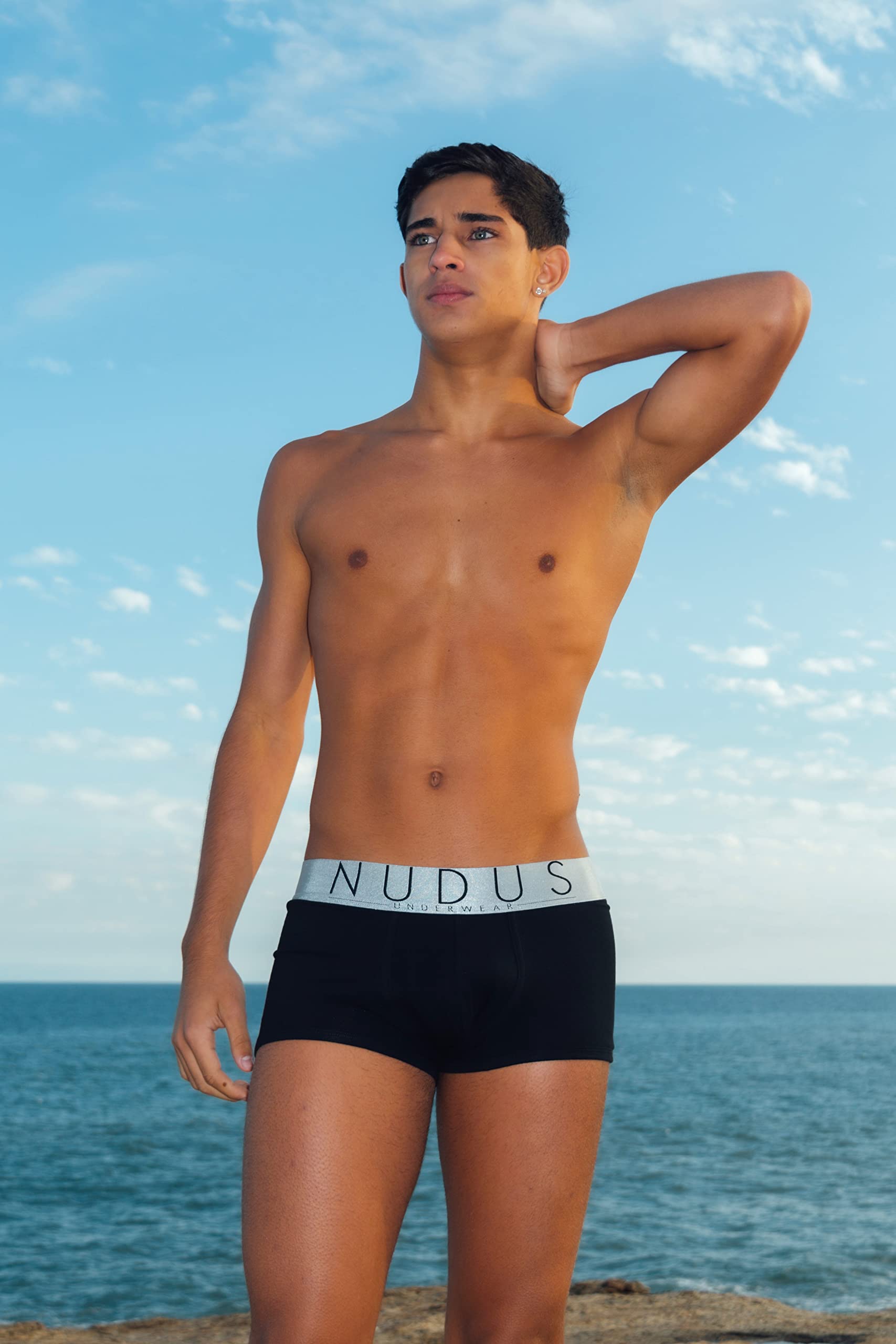 NUDUS Men’s Cotton Underwear - Short Boxer Briefs - 4 Pack Gift Box - Medium