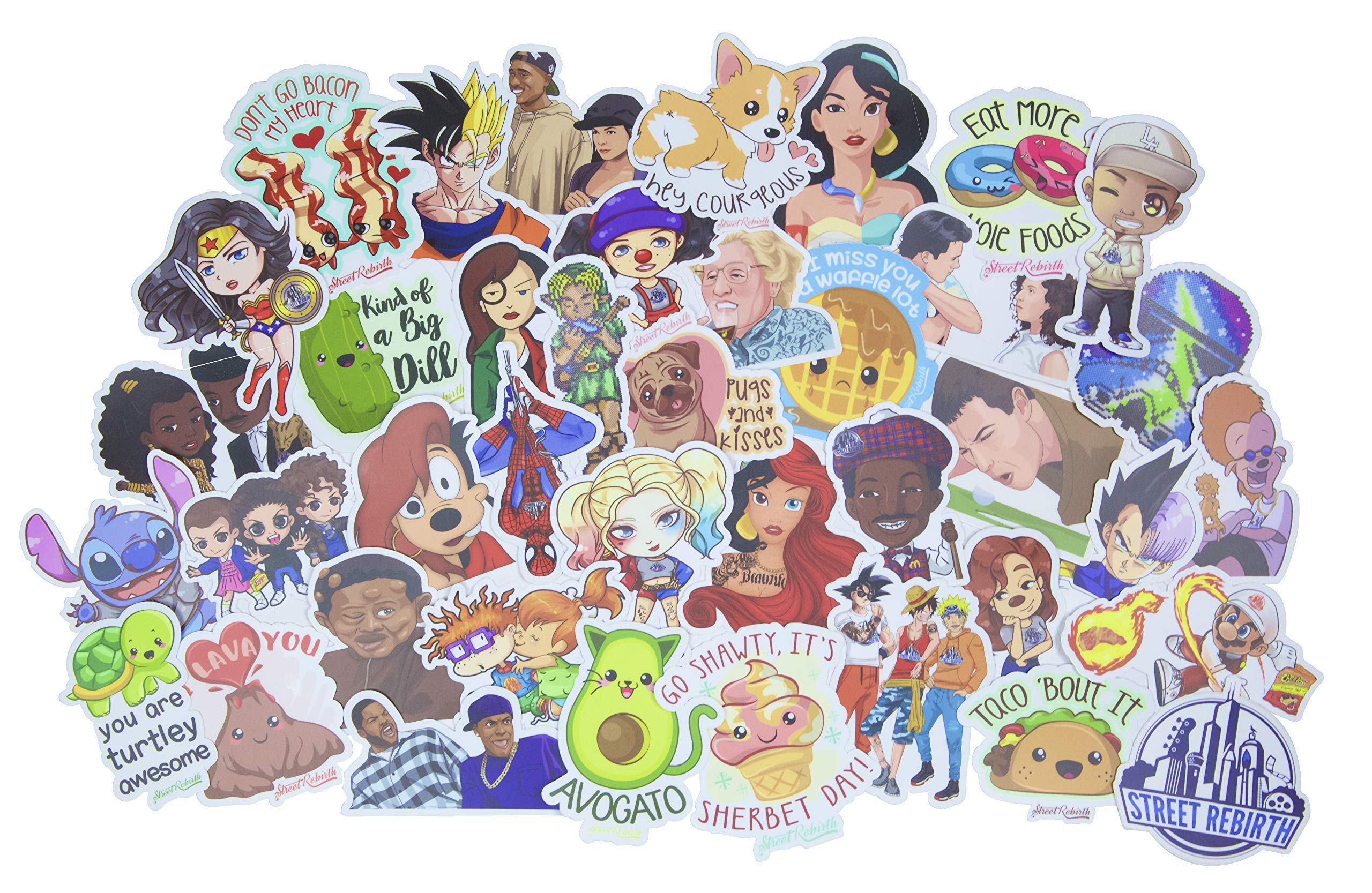 Ice Cream Lieutenant Dan Sticker - 4 Inch WaterProof - Vinyl Stickers, Laptop Decal, Hydro Water Bottle, Car Decal, Skateboard Stickers, Funny Stickers, Small Gift For Him, Graffiti Nerd, 90s Movie