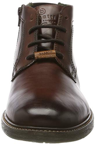 bugatti Men's Derbys, Brown 6100 Dark Brown, 11.5