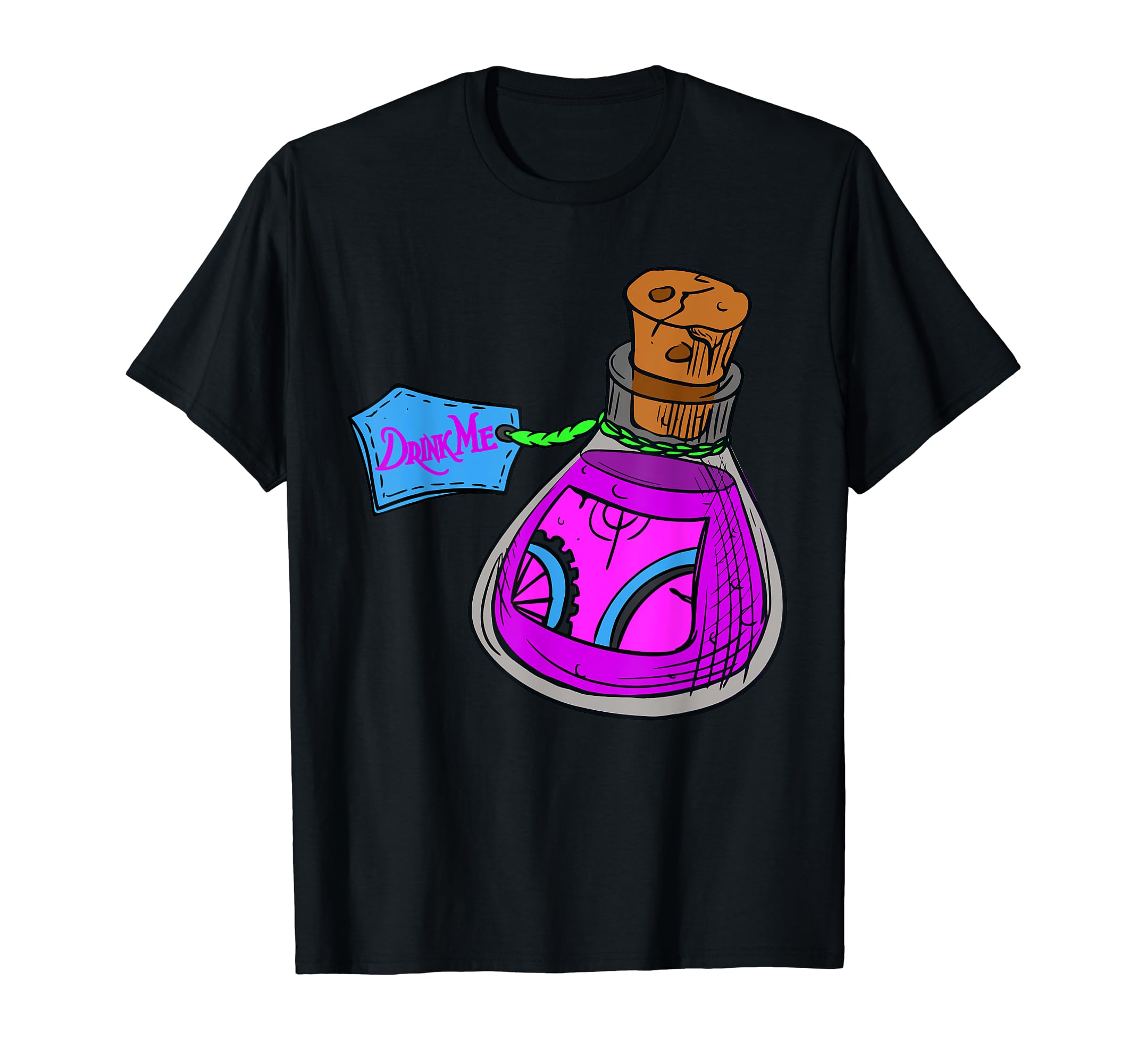 Alice in Wonderland Drink Me Bottle T-Shirt