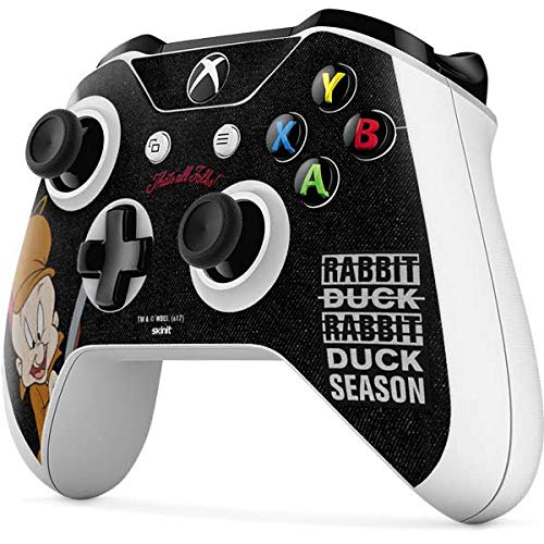 Skinit Decal Gaming Skin Compatible with Xbox One S Controller - Officially Licensed Warner Bros Elmer Fudd Thats All Folks Design