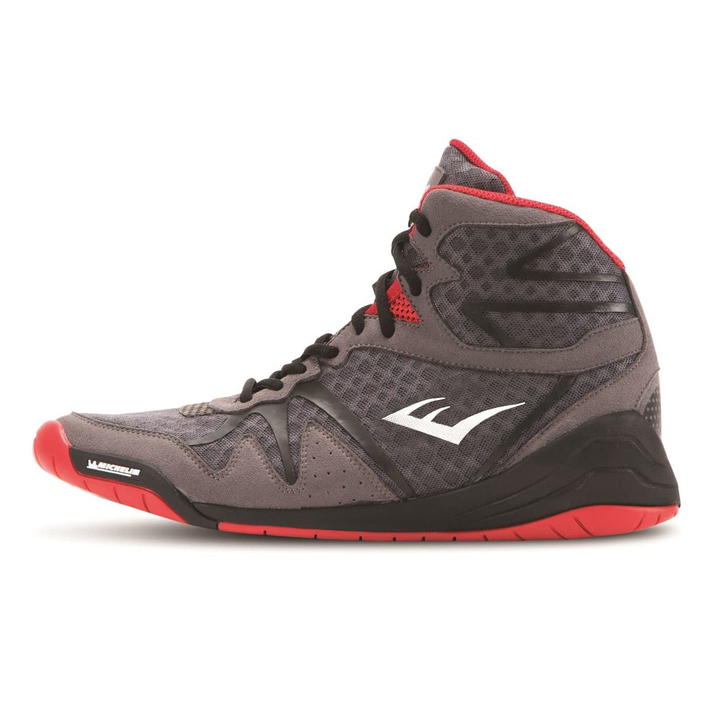 Everlast PIVT Low Top Boxing Shoes - Size 10 Grey/Red