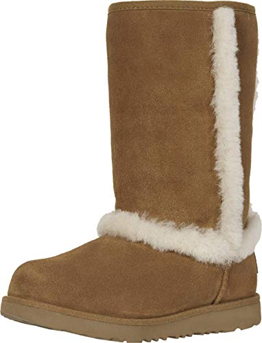 UGG Kids' Hadley II Wp Tall Boot, Chestnut, 13 M US Little Kid