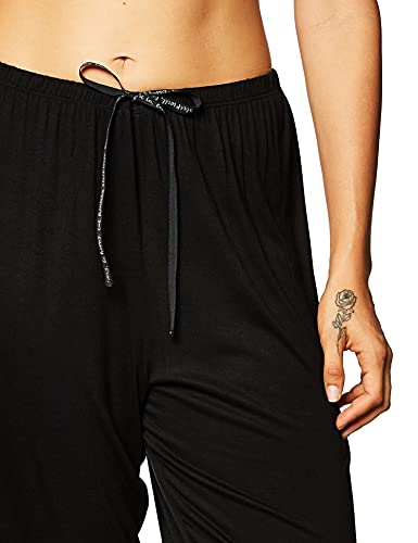 HUE womens Sleepwell With Temptech Sleep Pant Pajama Bottom, Black, 2X US