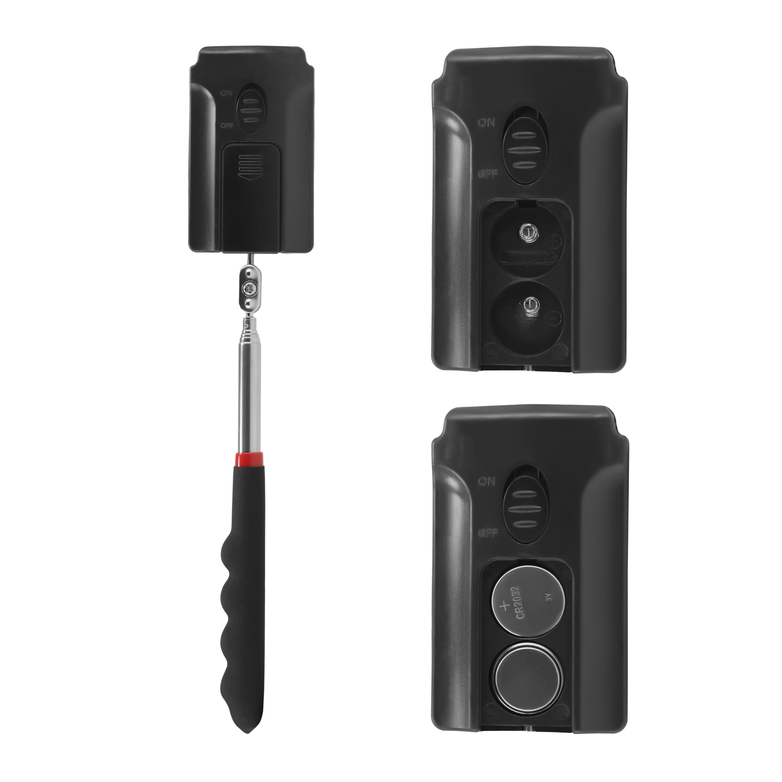Telescopic Inspection Mirror with LED, Machine Inspection Mirror 360° Rotation, Convenient for car maintenancetmachine Inspection Flexible Diabetic Mirror for feet