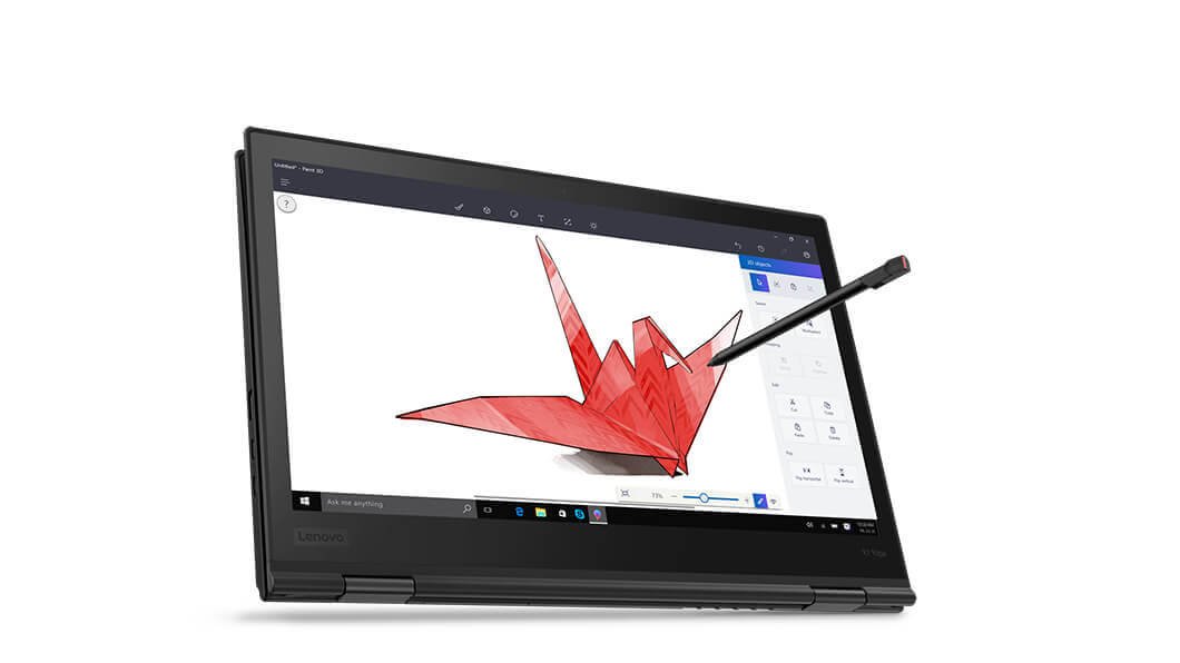 Lenovo ThinkPad X1 Yoga (3rd Gen) Multimode Ultrabook - Windows 10 Pro - Intel i7-8650U, 512GB NVMe-PCIe , 16GB RAM, 14" FHD IPS (1920x1080) Touchscreen with Pen, Fingerprint Reader (Black)
