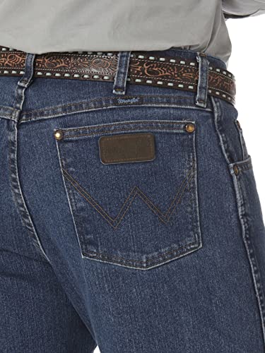 Wrangler Premium Performance Cowboy Cut Comfort Wicking Regular Fit Jean, Vintage Stone, 40X32